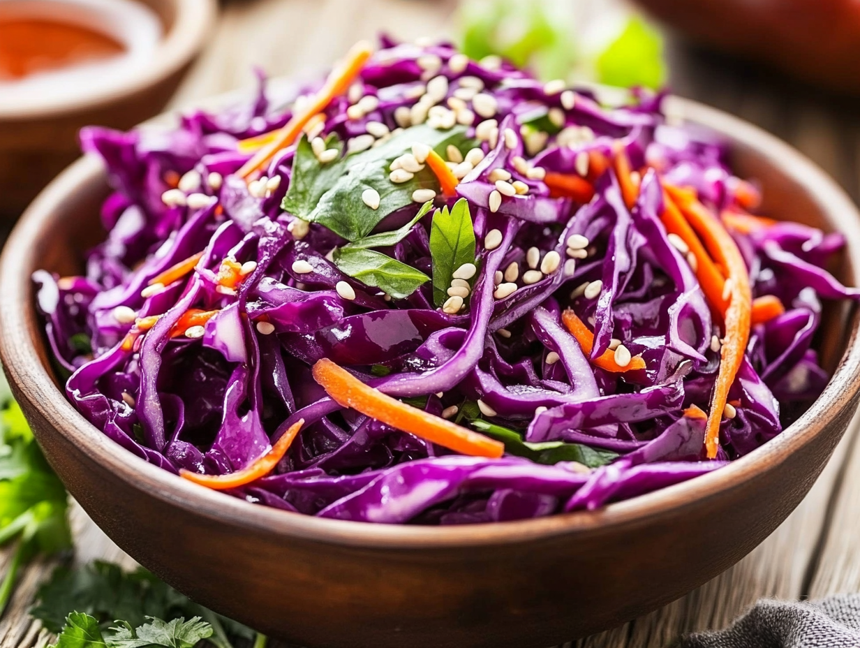 Paleo Purple Cabbage Salad: Crunchy, Colorful & Refreshing