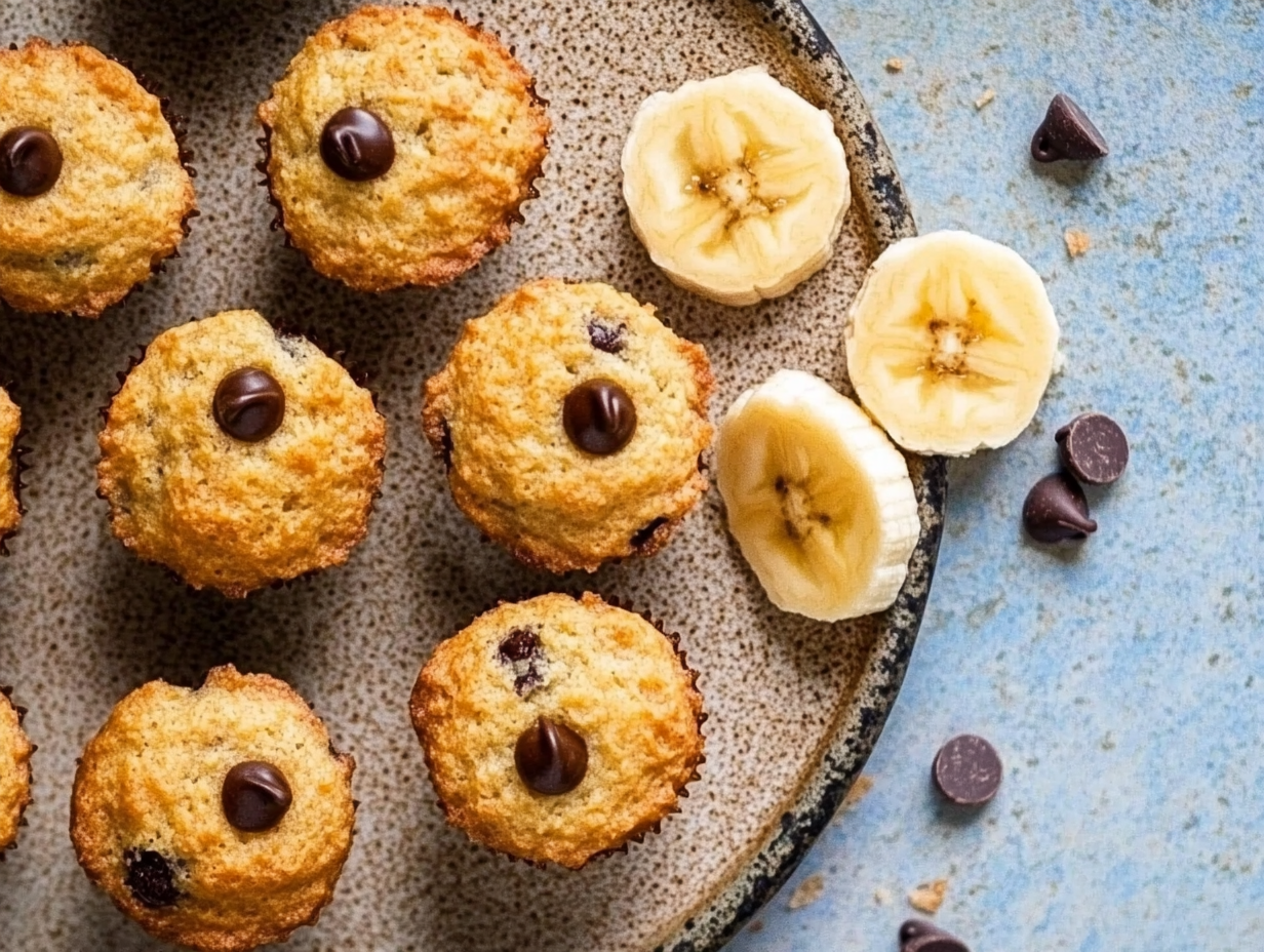 Banana Chocolate Chip Mini Muffins: Sweet, Soft & Grain-Free