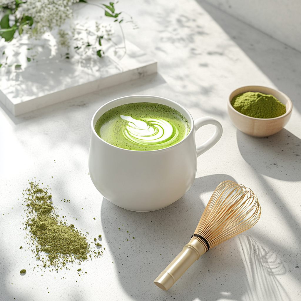 Creamy Coconut Matcha Latte Recipe | Paleo-Friendly Drink